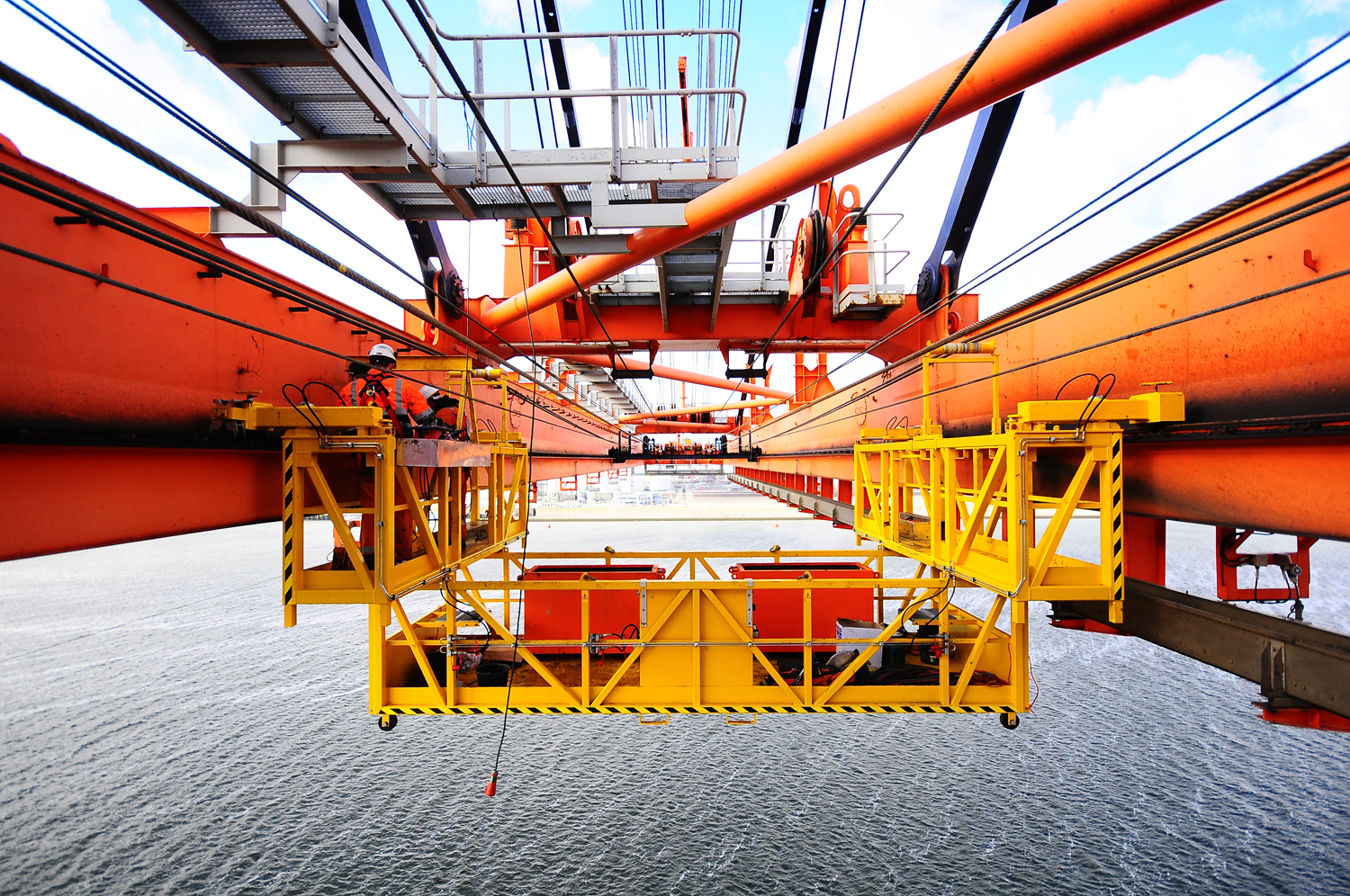 ZPMC Wartungsbühne STS | Bemo Rail